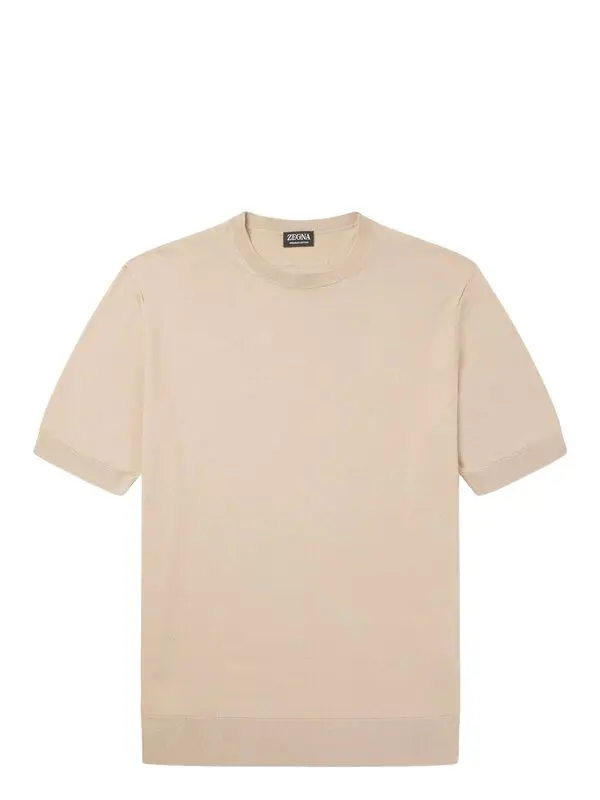 Zegna Cotton T-shirt - Brown
