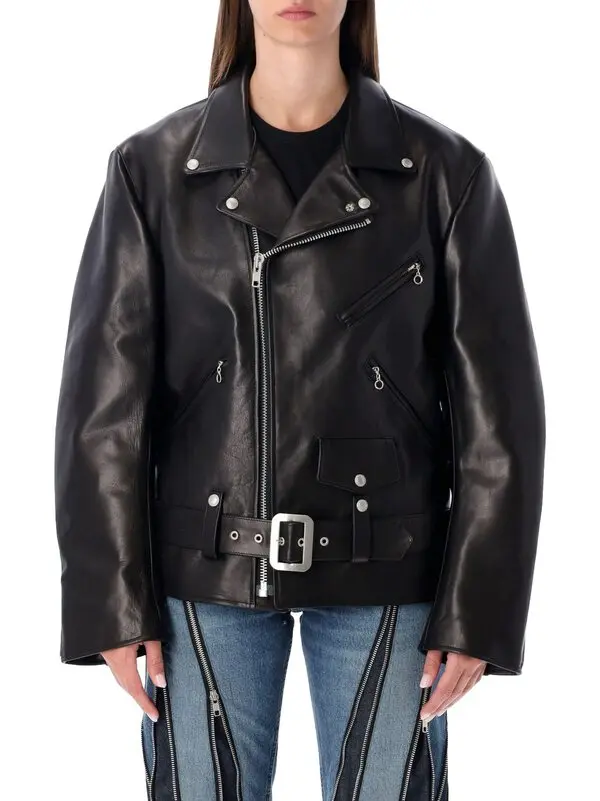Junya Watanabe Leather Jacket - Black