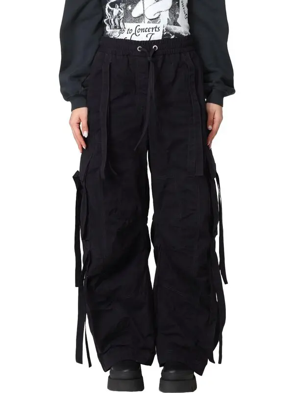 Dolce & Gabbana Wide Leg Pants - Black