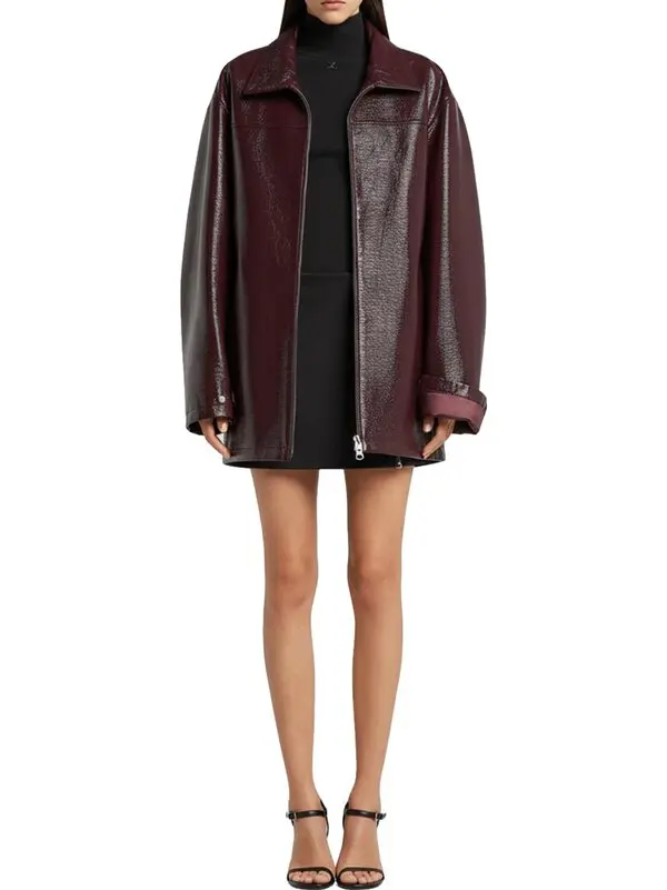 COURREGES Jacket - Burgundy
