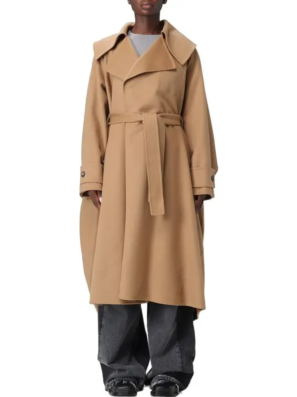 Loewe Belted Coat - Camel