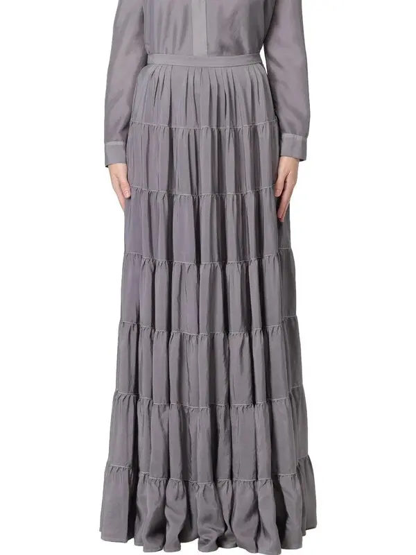 FORTE_FORTE Tiered Skirt - Grey