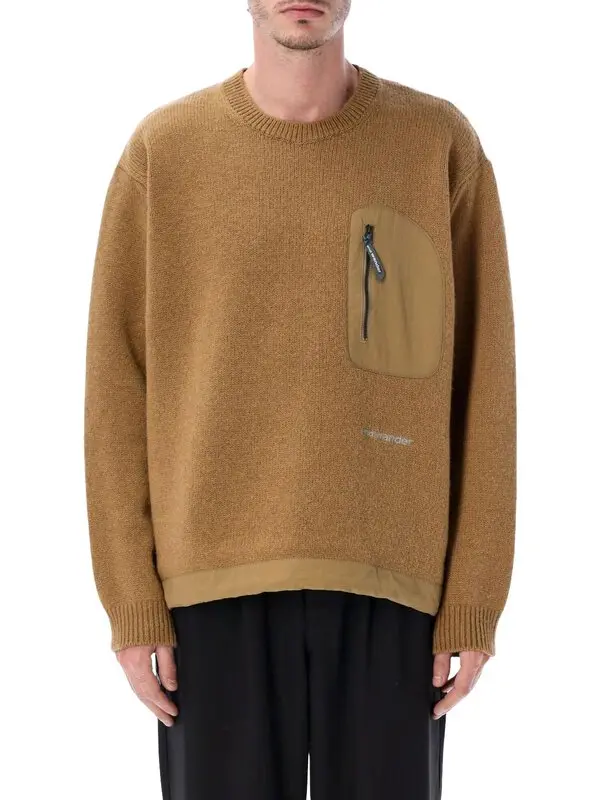 AND WANDER Pullover Sweater - Beige