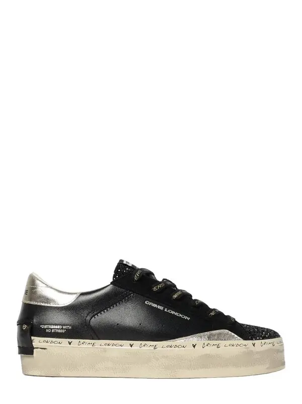 CRIME LONDON Low Top Sneakers - Black