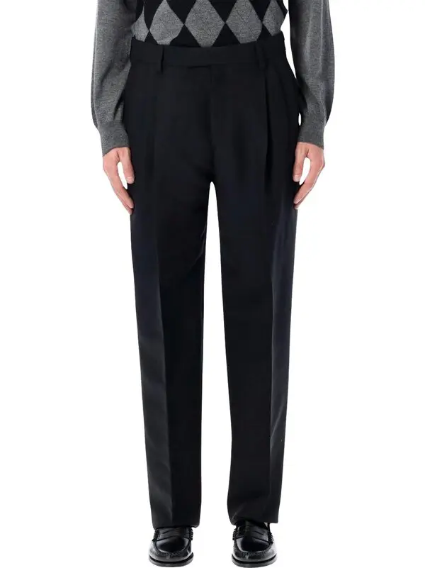 FERRAGAMO Trousers - Black