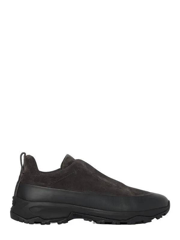 Zegna Low Top Sneakers - Charcoal