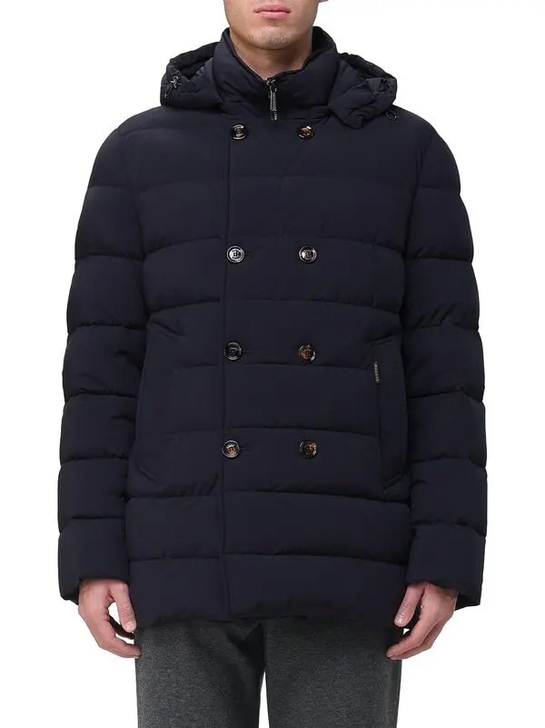 MOORER Padded Jacket - Blue