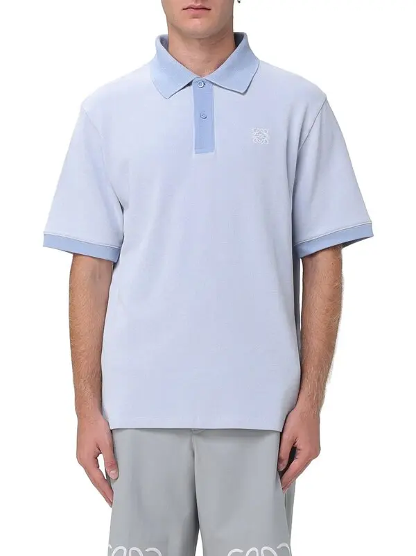 Loewe Polo Shirt - Gnawed Blue