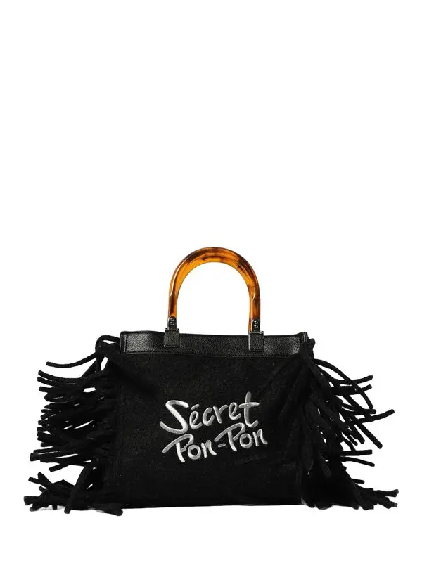 SECRET PON-PON Handbag - Black
