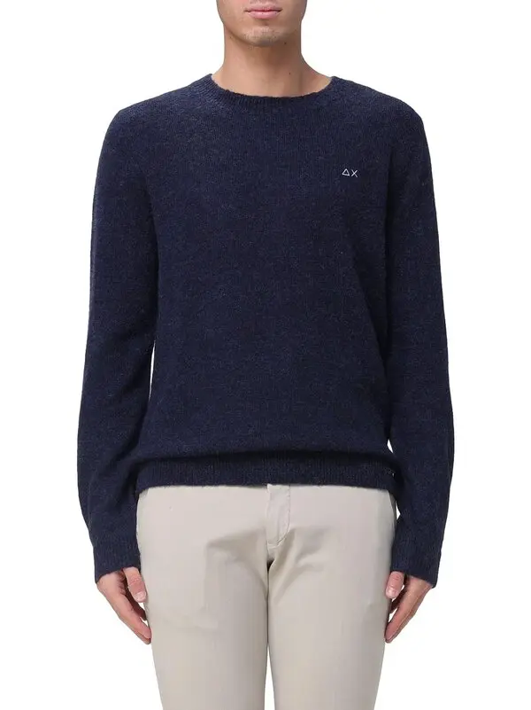 SUN 68 Pullover Sweater - Navy