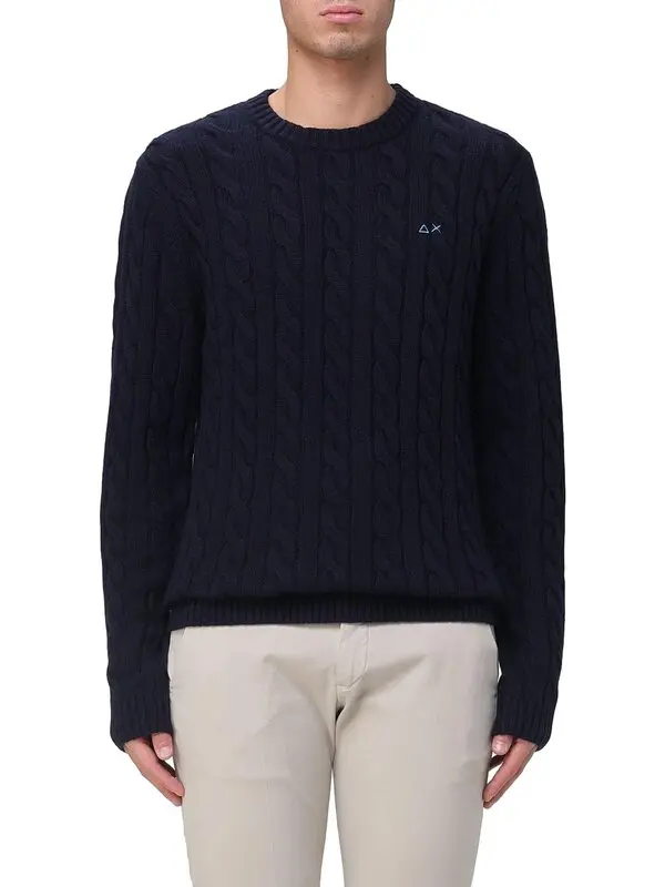 SUN 68 Pullover Sweater - Blue