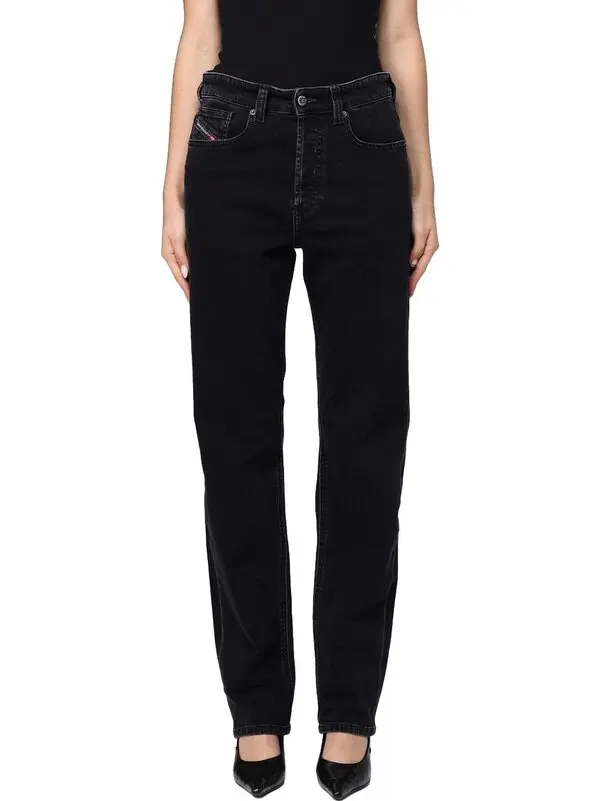 DIESEL Straight Leg Jeans - Black
