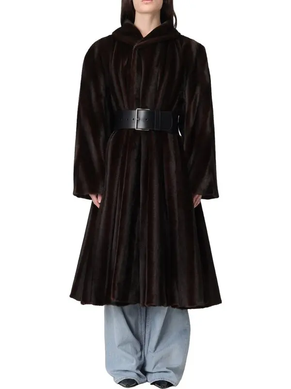 Balenciaga Fur Coat - Brown