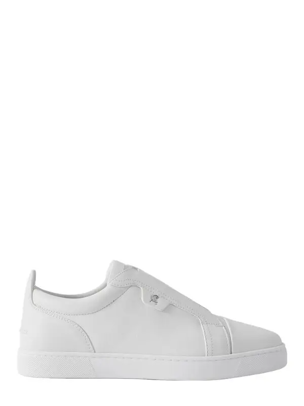 CHRISTIAN LOUBOUTIN St Louis Leather Sneakers - White