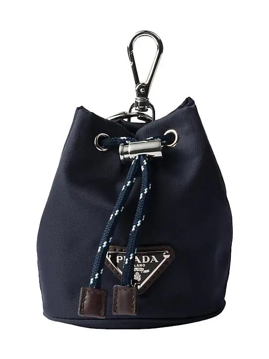 Prada Speedrock Mini Icon Re-nylon Bag Charm - Blue