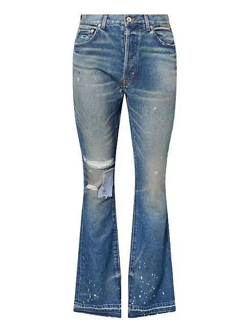 GALLERY DEPT. Dagger Bootcut-leg Denim Jeans - Indigo