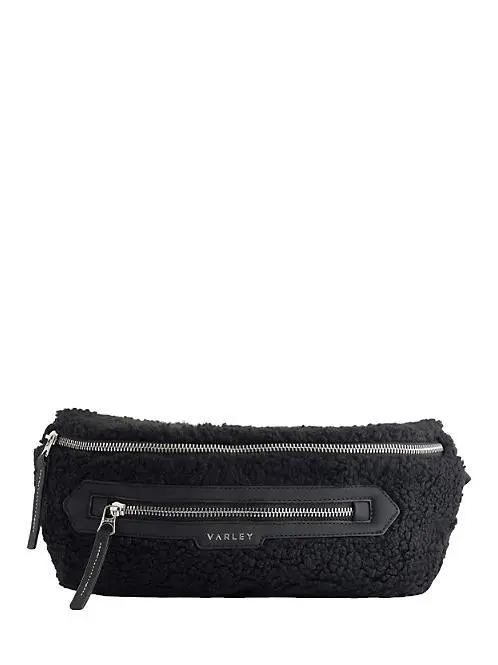 Varley Faux-sherpa Belt Bag - Black