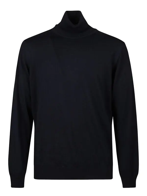 Michael Kors Long Sleeve Turtleneck Sweater - Blue