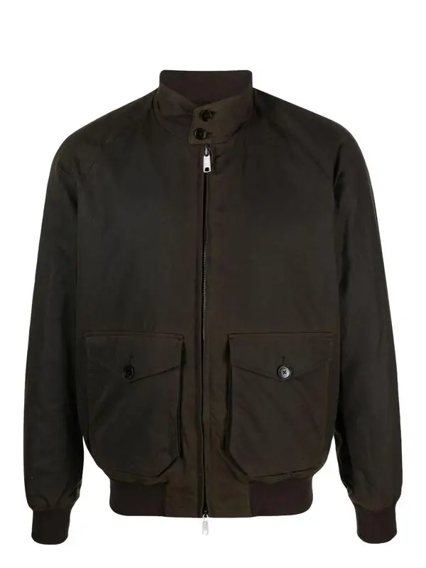 BARACUTA Waxed Jacket - Green