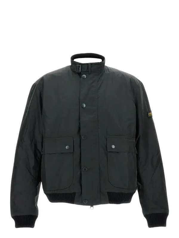 Barbour Waxed Traction Jacket - Green