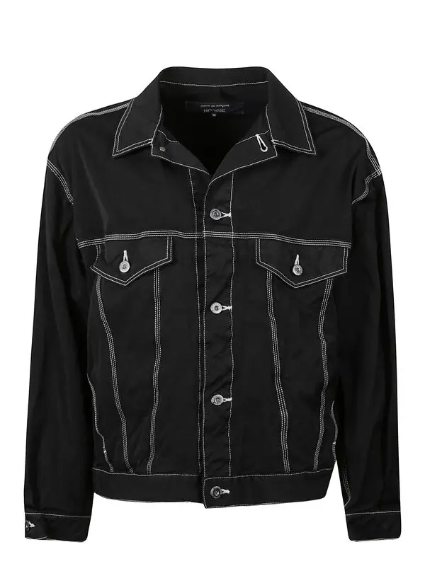 Comme Des Garçons Denim Trucker Jacket - Black