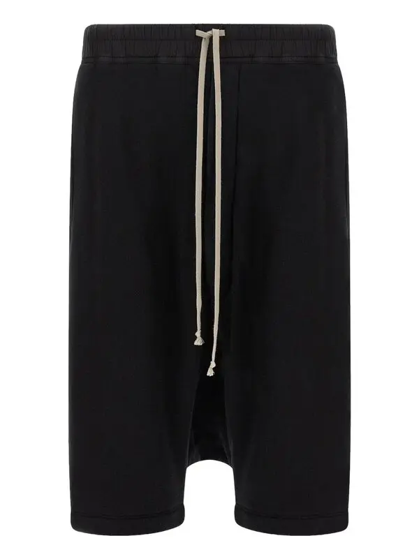 Rick Owens Drawstring Bermuda Shorts - Black