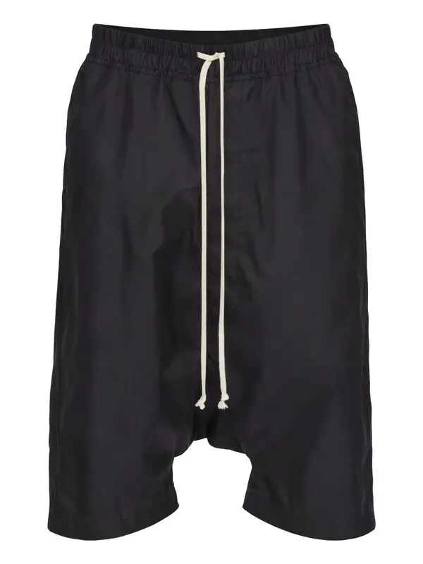 Rick Owens Drawstring Bermuda - Black