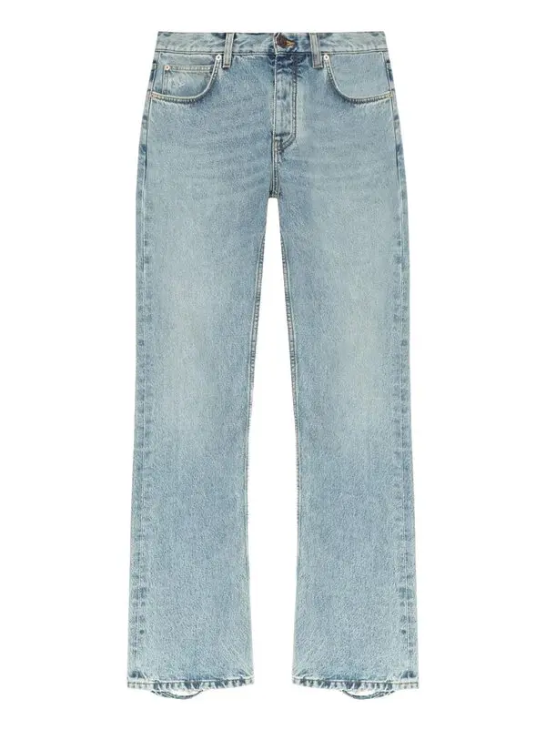 Balenciaga Low-waist Denim Jeans - Sky Blue