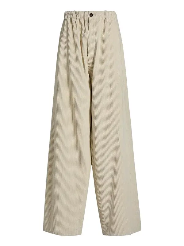 Proenza Schouler Lidie Corduroy Wide-leg Pants - Ecru