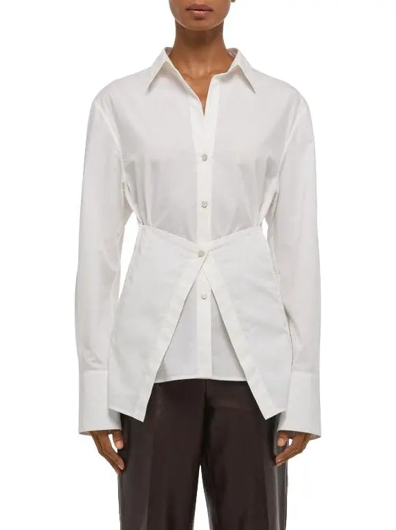 Helmut Lang Apron Woven Shirt - White