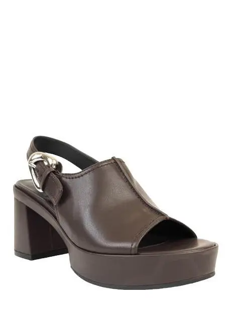 Aerosoles Zella Platform Sandal - Java Stretch Faux Leather