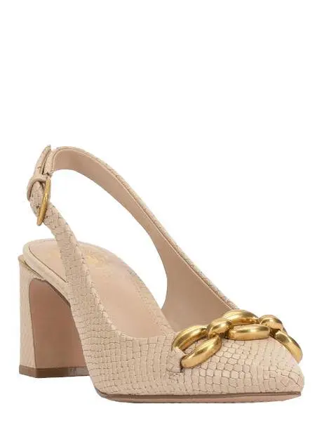 Vince Camuto Hamden Slingback Pointed Toe Pump - Soft Buff