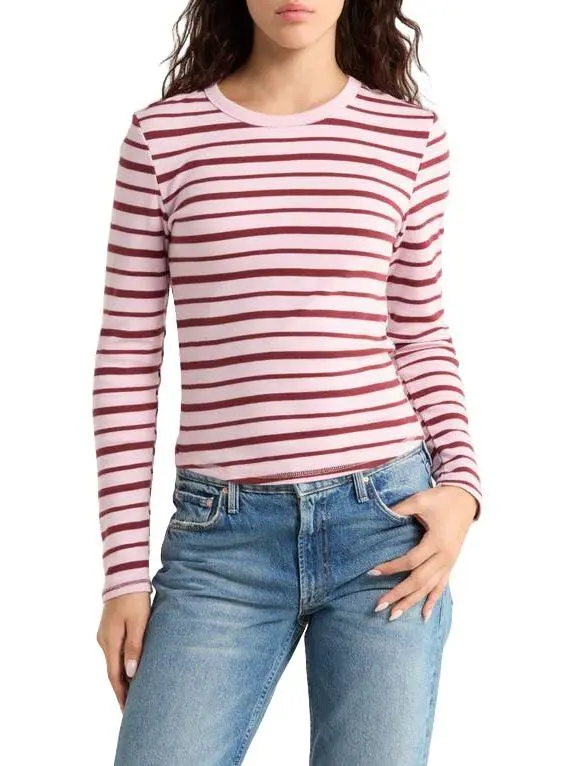 PACSUN Jamie Long Sleeve Top - Stripe