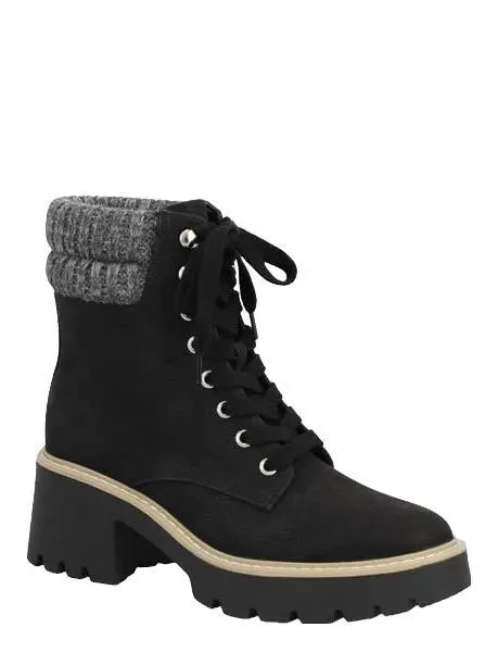 Mia Kynlee Lace-up Bootie - Black Brush