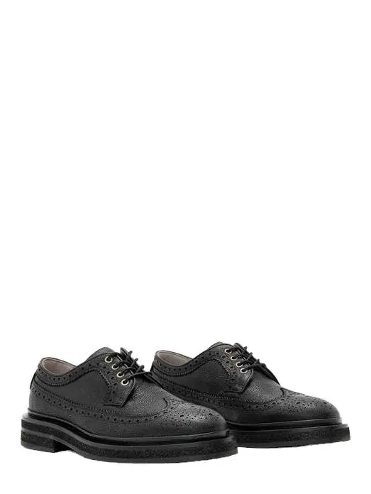 ALLSAINTS Escher Broque Derby - Black Grain