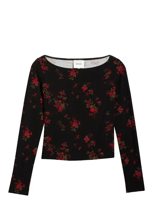 REFORMATION Wiley Floral Print Top - Bossanova