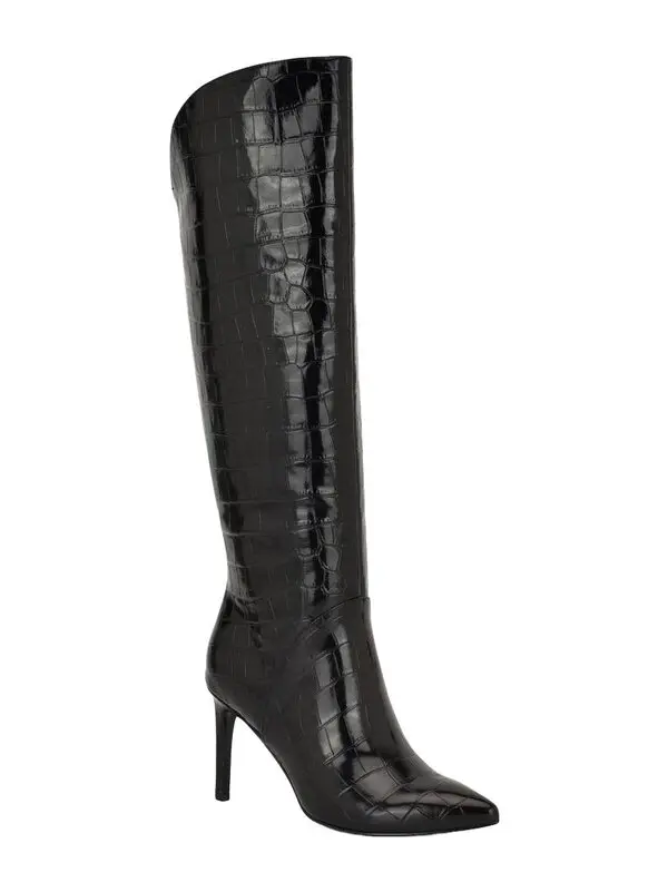Nine West Razla Pointed Toe Boots - Black 2