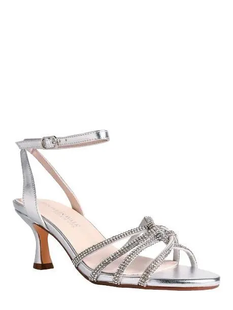 TOUCH UPS Tamera Ankle Strap Sandal - Silver