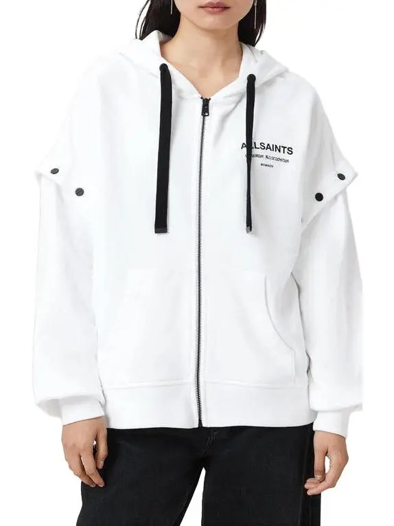 ALLSAINTS Omnium Amphia Hoodie - Optic White