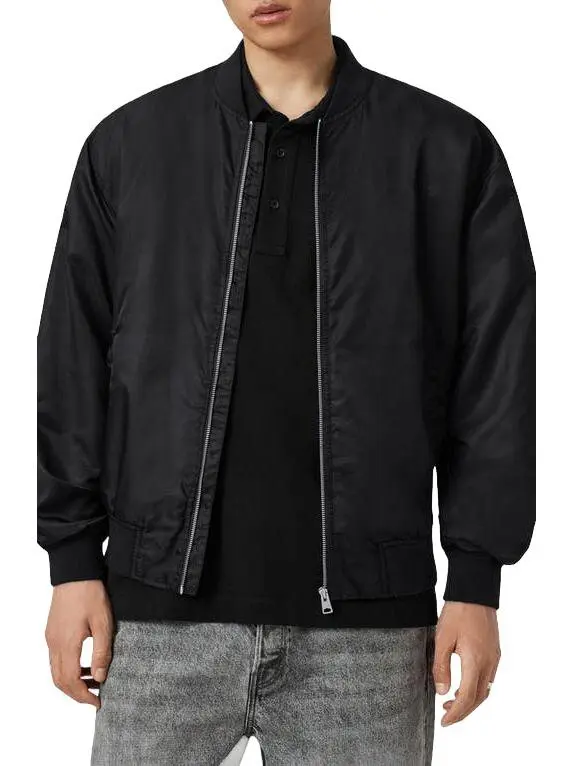 ALLSAINTS Future Nylon Bomber Jacket - Black