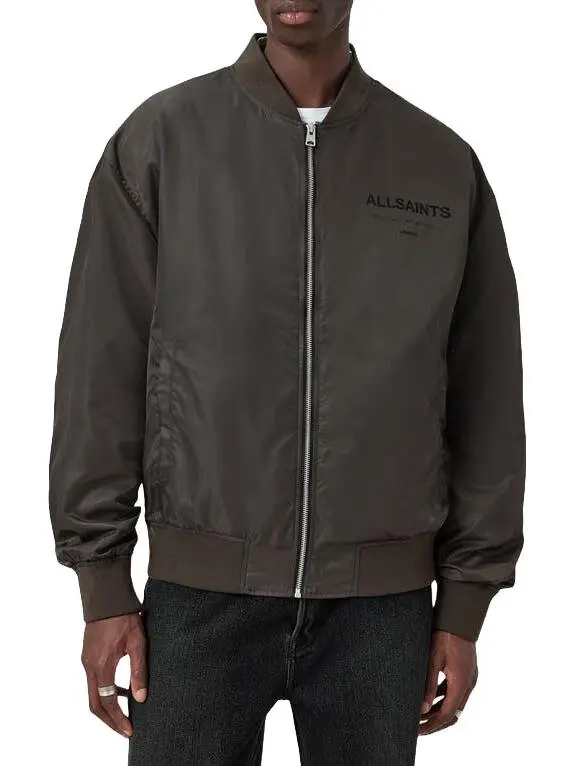 ALLSAINTS Future Nylon Bomber Jacket - Dull Khaki
