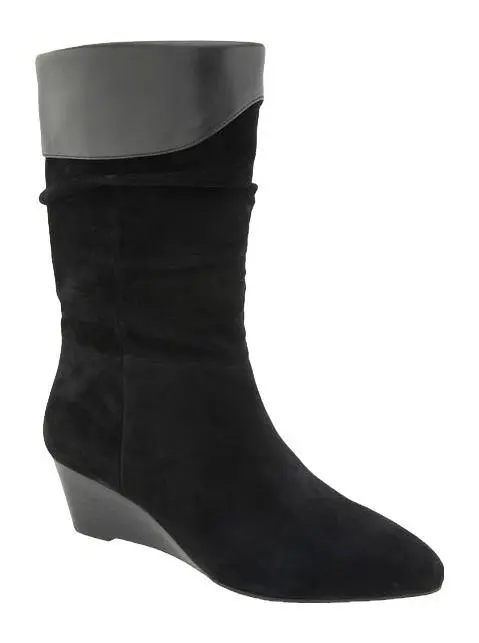 Aerosoles Wedge Bootie - Black