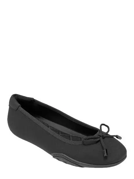 Aerosoles Onyx Ballet Loafer - Black Stretch