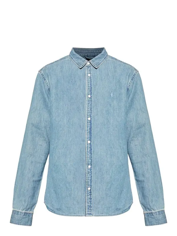 ALLSAINTS Gleason" Denim Shirt - Blue