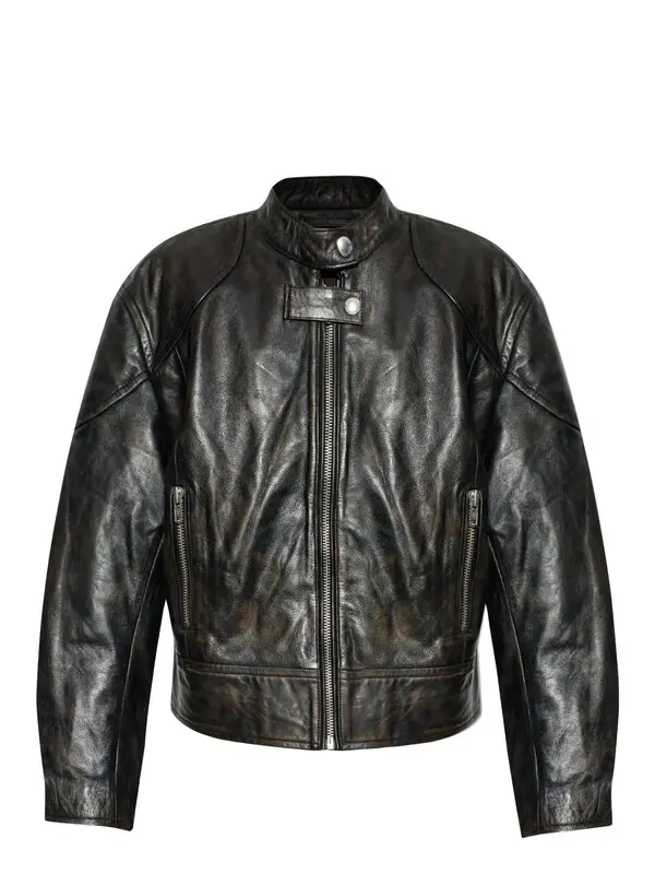 STAND STUDIO Leather Jacket - Black