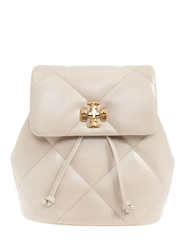 Tory Burch Kira Diamond Small Backpack - Cream