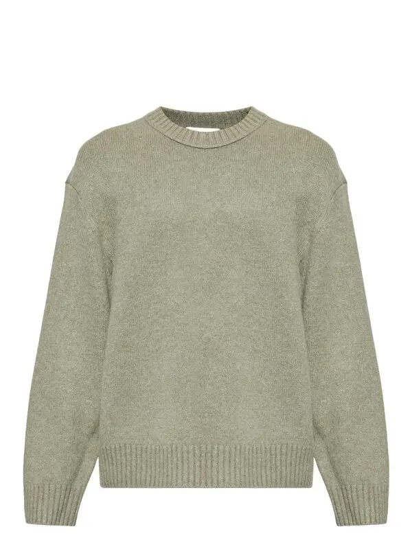 FRAME Cashmere Crewneck Sweater - Green