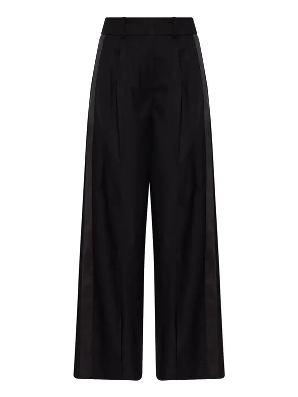 ALLSAINTS Wide-leg Formal Trousers - Black