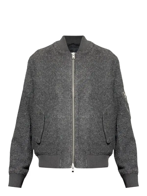 ALLSAINTS Saku Bomber Jacket - Brown