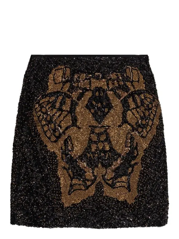ALLSAINTS Jamilia Embellished Skirt - Black